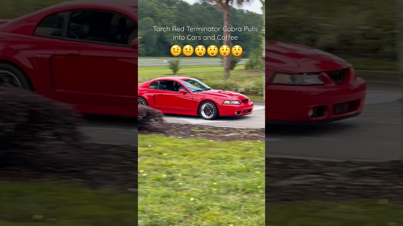 Blazing Fury: Torch Red Terminator Cobra Mustang Roars into Cars and ...