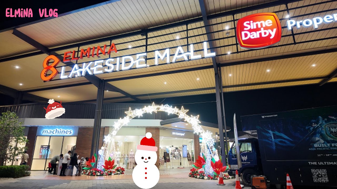 #elmina Experience Glowing Christmas Night Elmina Lakeside Mall SJKC ...