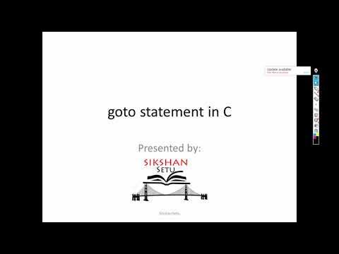 goto statement in C - YouTube