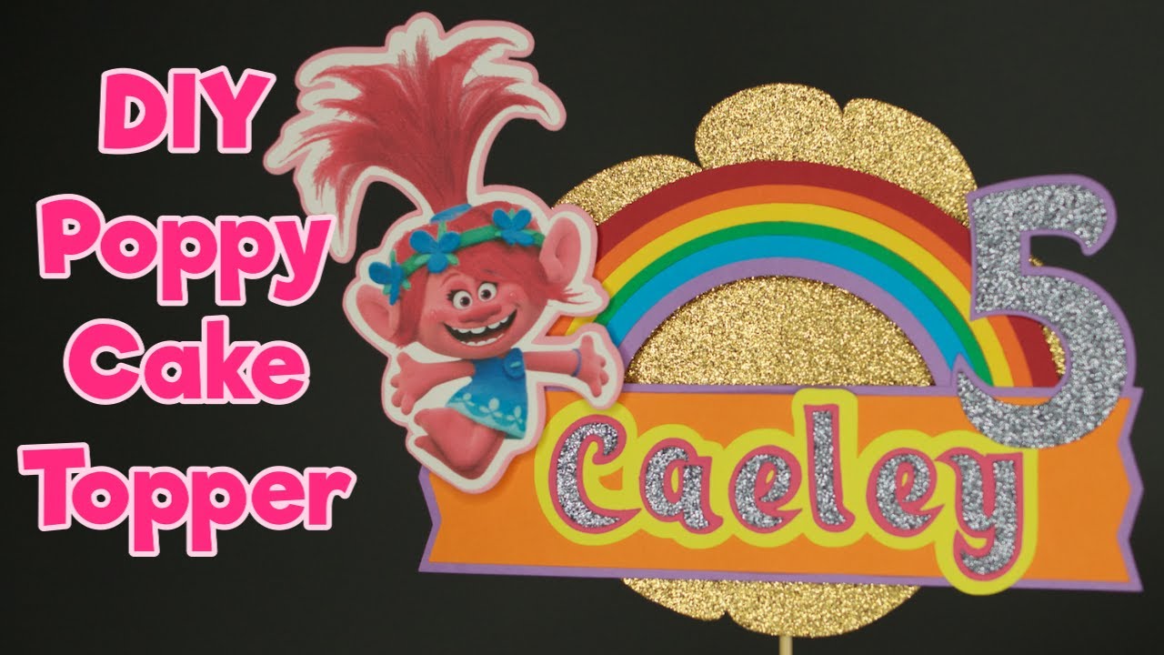 Trolls Cake Topper Assembly | Cricut - YouTube