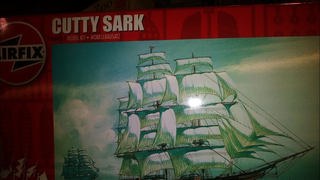 Airfix cutty Sark model yaught Aldi - YouTube