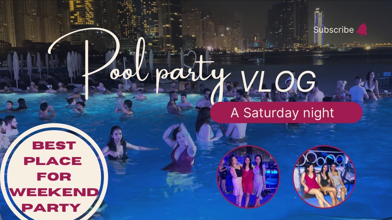 Best place for Saturday Night Party at Dubai||Pool party|| Zero-gravity ...