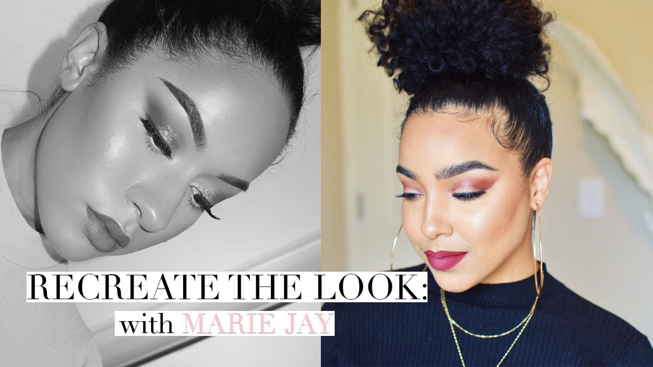 Watch Me Recreate Marie Jay's Look! Talk-Through Tutorial - YouTube