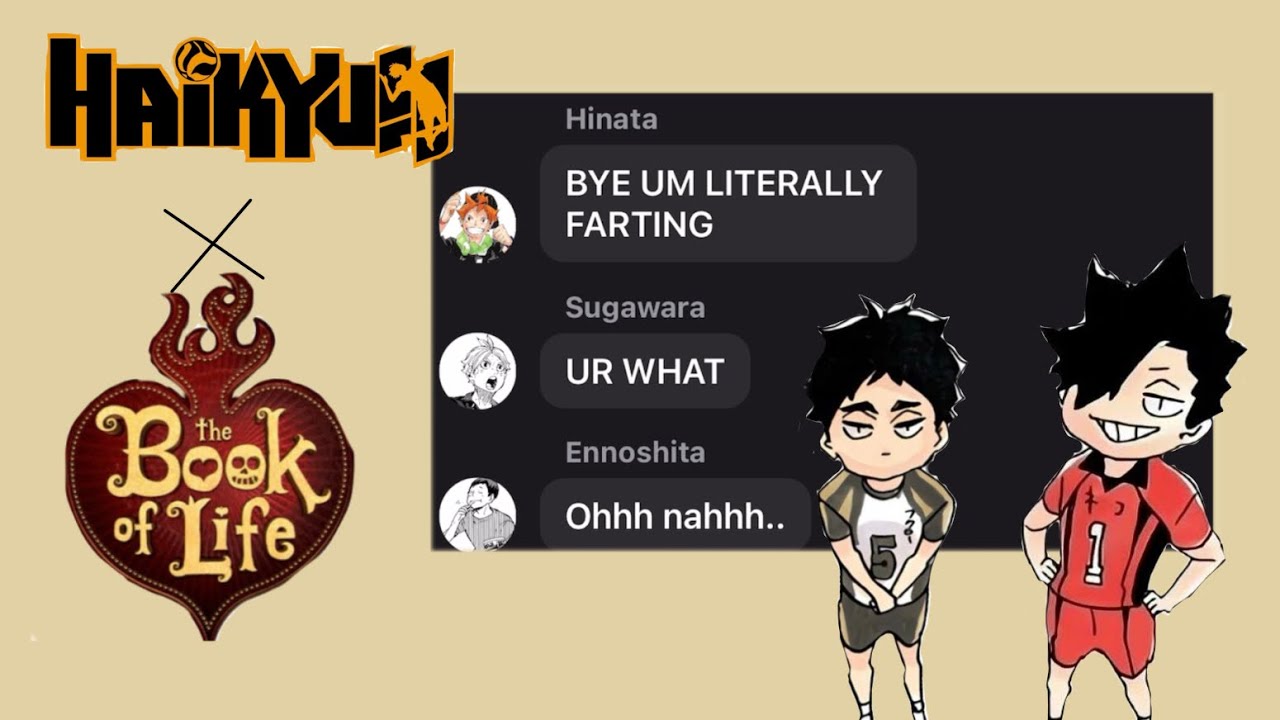Haikyuu x Book of Life (part 3 train scene + bullfight) read disc‼️ ...