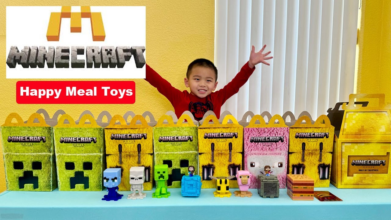 We Found Minecraft Happy Meal Toys! Tyler’s Epic Unboxing! - YouTube