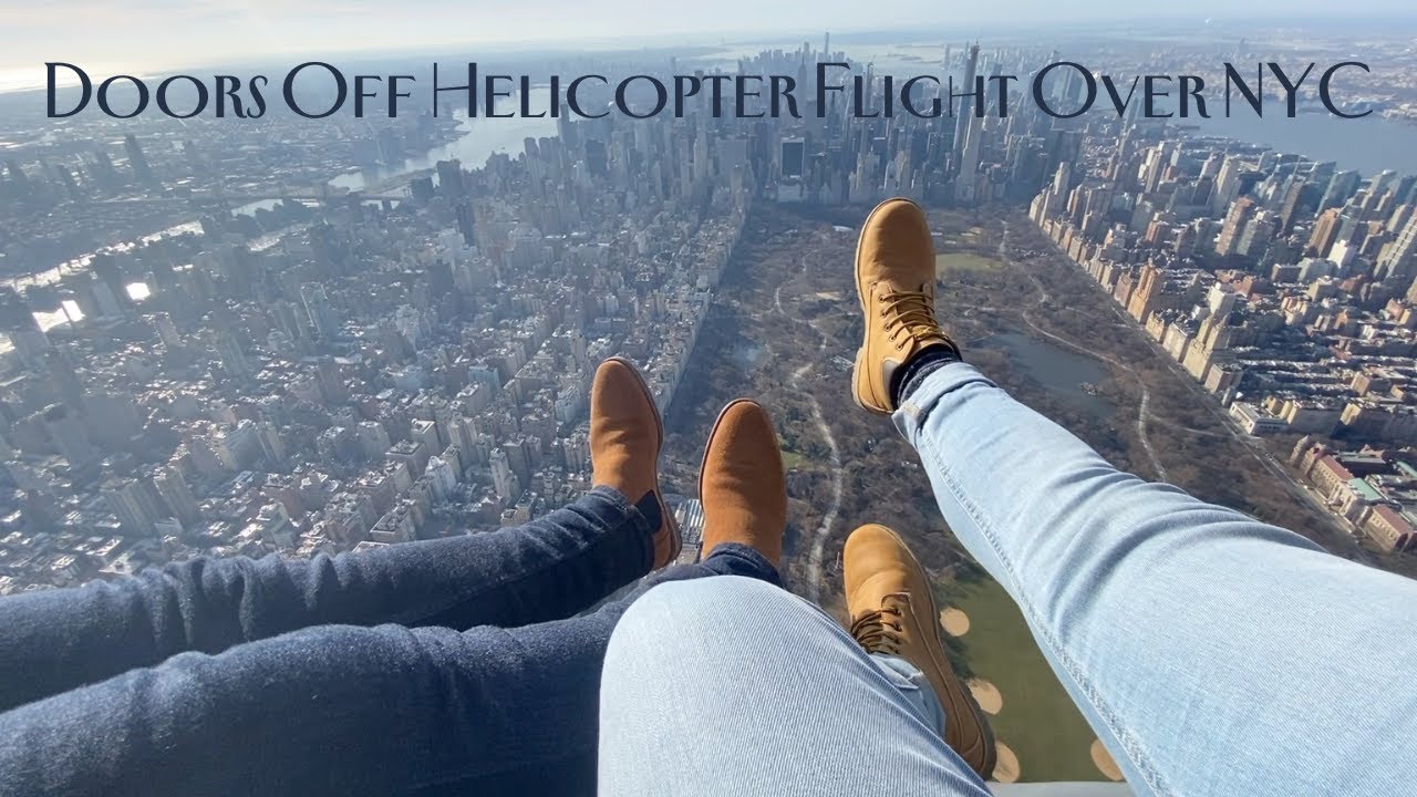 Doors Off Helicopter Flight Over New York City - YouTube