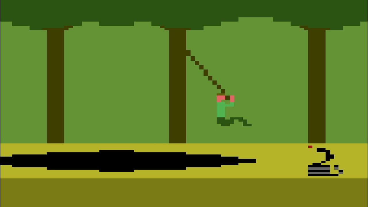 Pitfall Gameplay Atari 2600 - YouTube