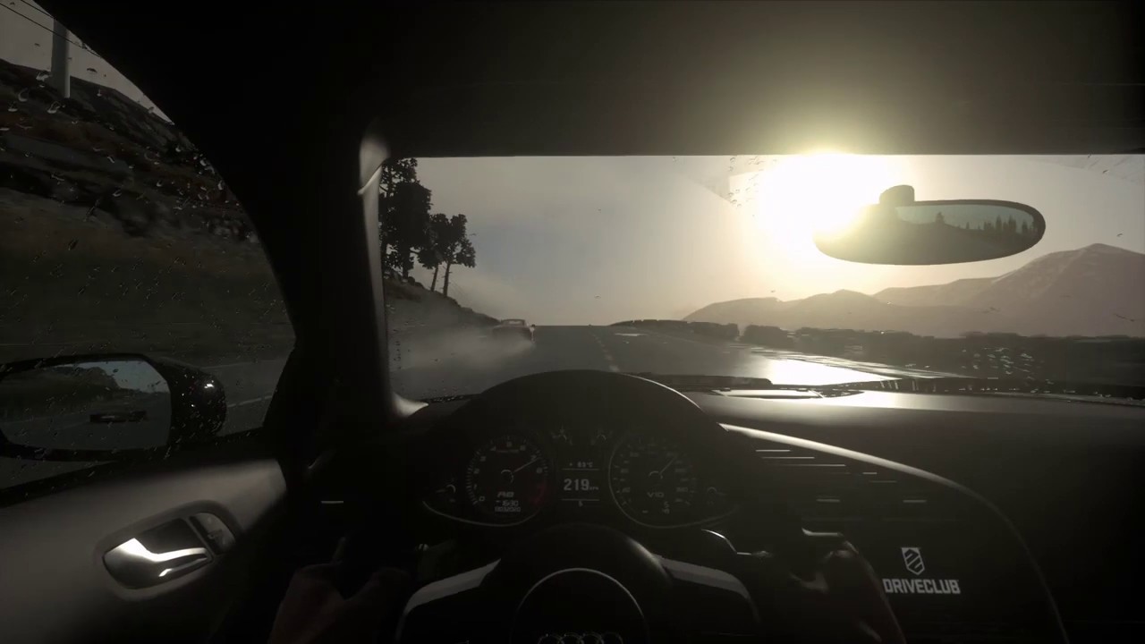 DRIVECLUB™ rain effect - YouTube