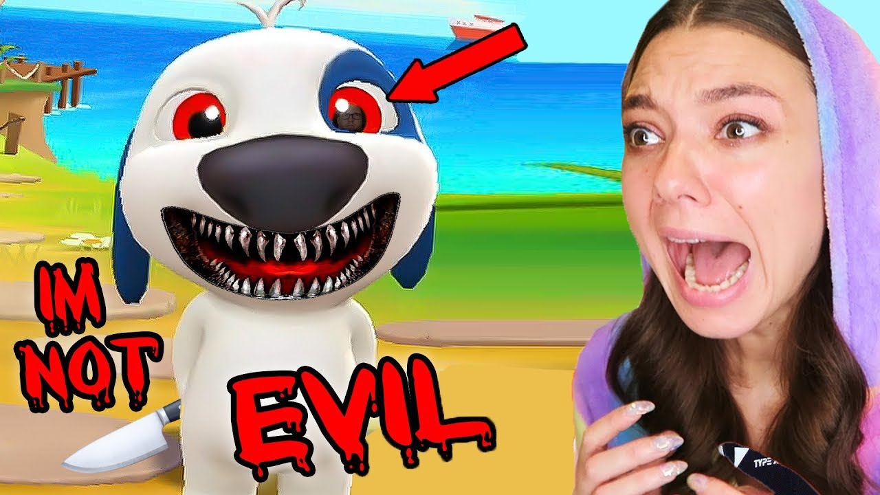 TALKING HANK REALLY A MONSTER ? ALL TALKING TOM FRIENDS COMPILATION ...