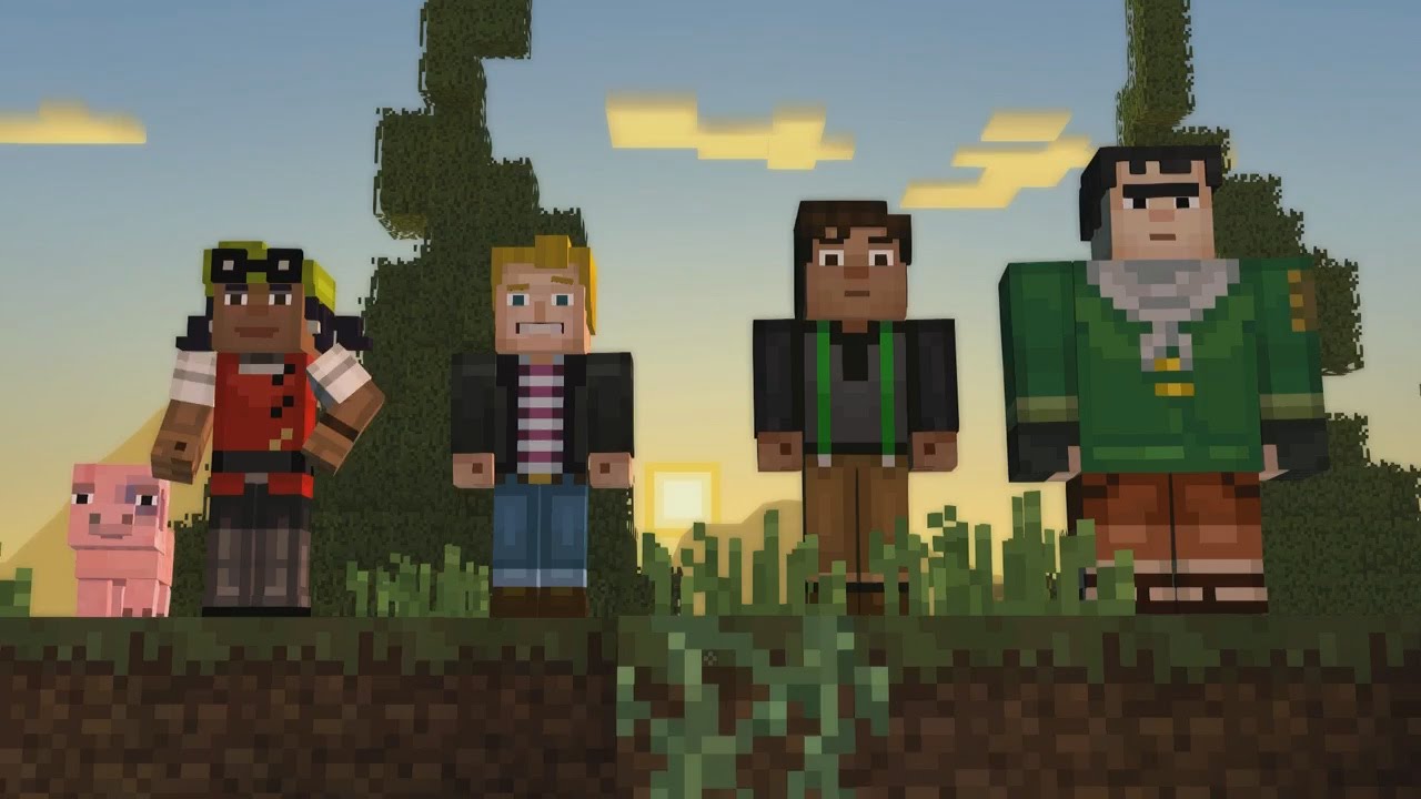 JESSE FIGHTS IVOR !! - Minecraft Xbox Story Mode EP1 P4 - YouTube