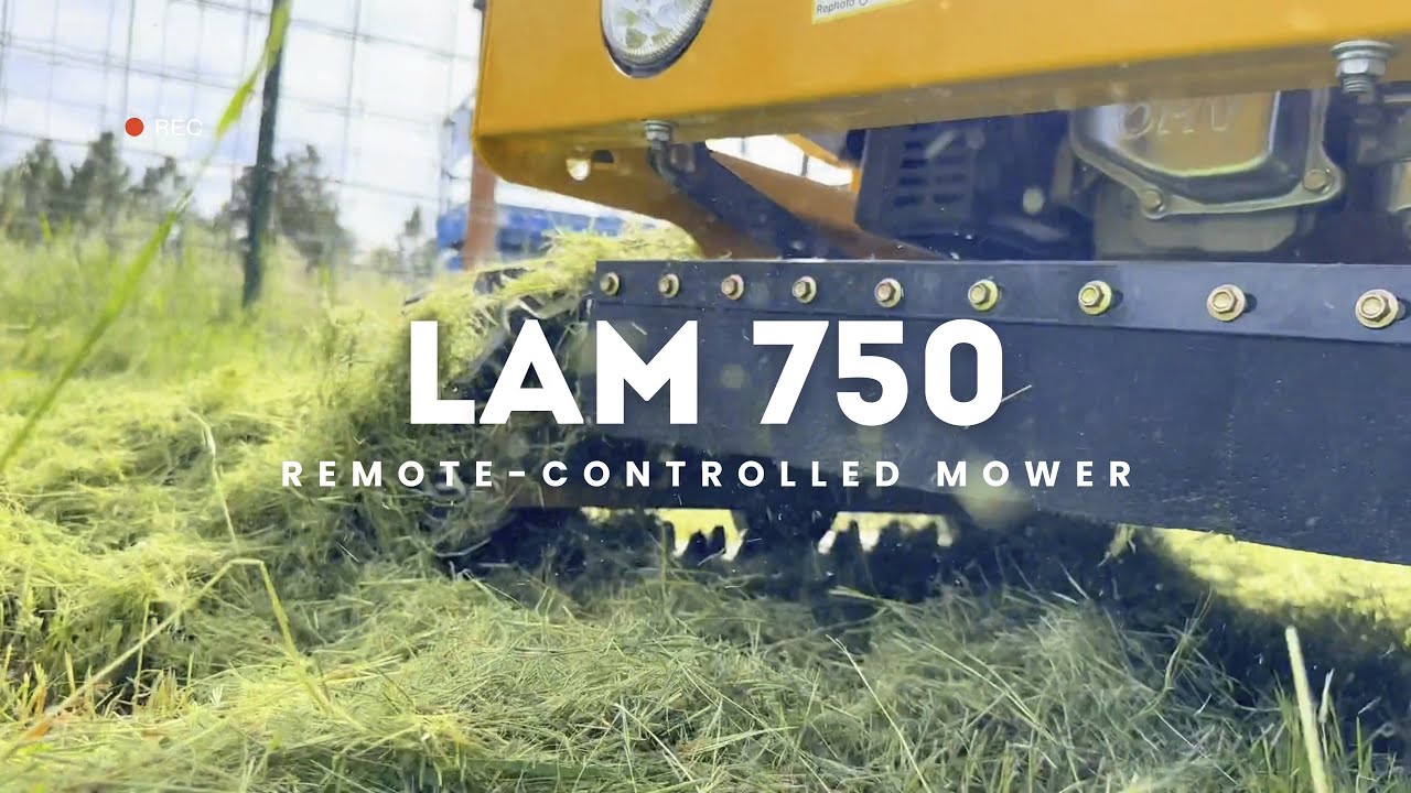 Would you buy a LAM 750 Remote-Controlled Mower? #lawnmowerrobot - YouTube