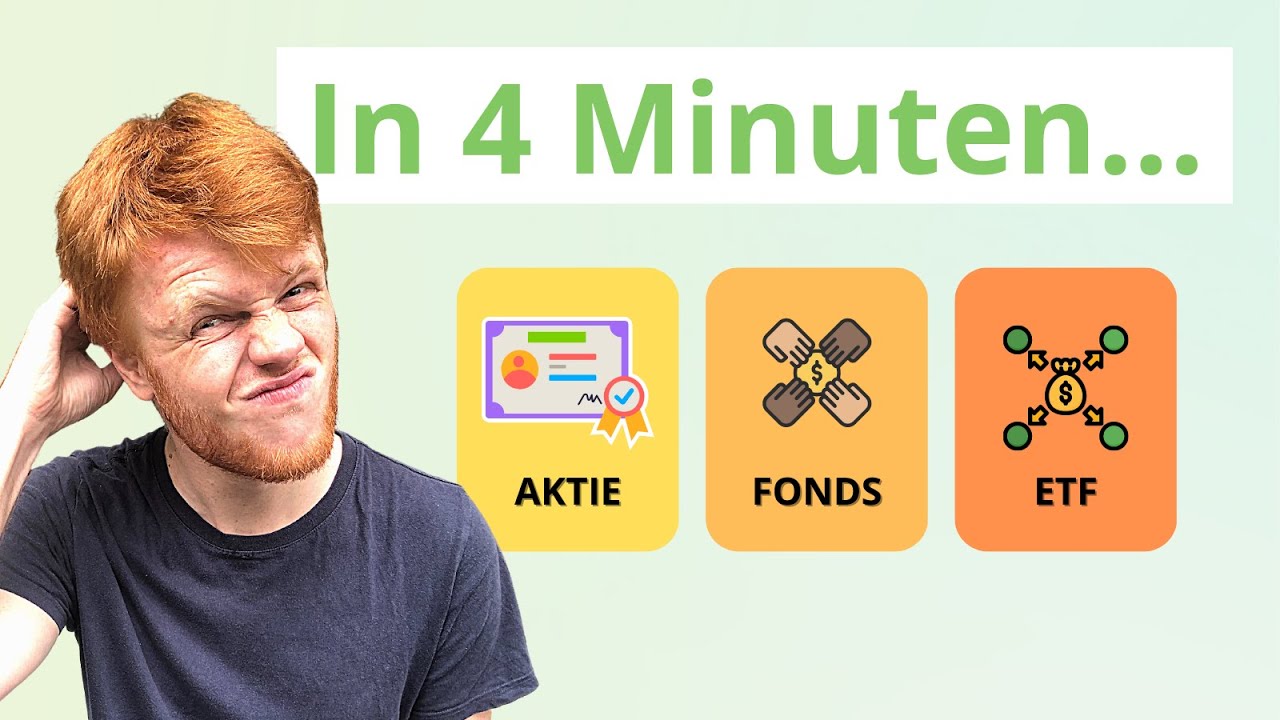 ETF Crash Course Teil 2: Aktien, ETFs und Fonds erklärt in unter 5 Minuten - YouTube