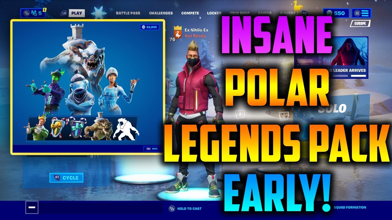*INSANE* How To Get POLAR LEGENDS PACK EARLY! - Fortnite Chapter 2 ...
