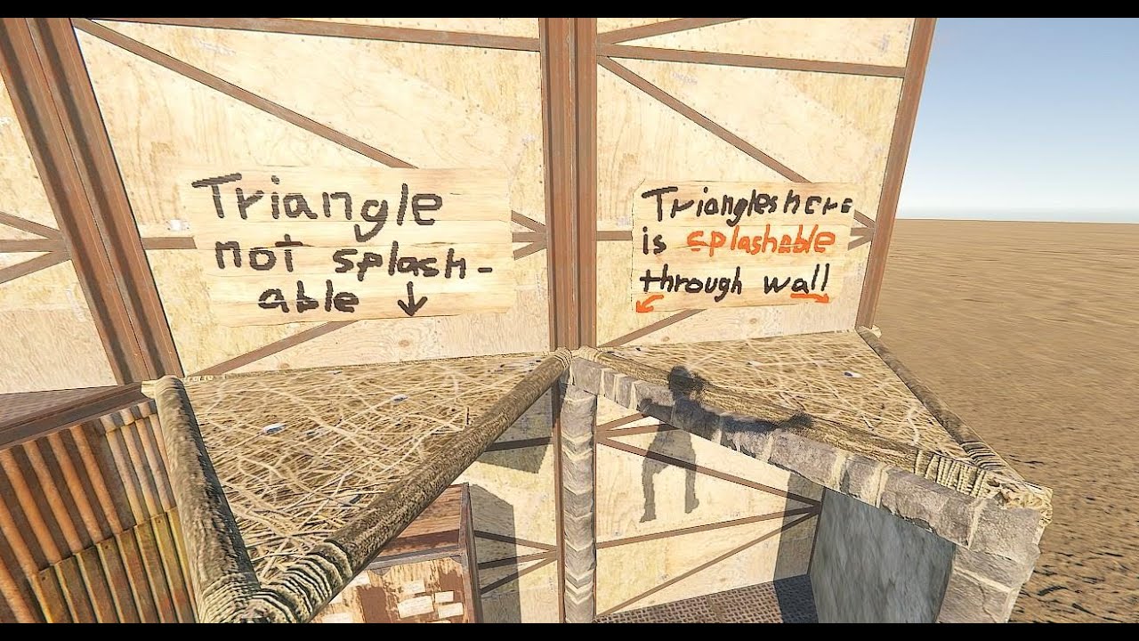 Rust Triangles Damaged Through Walls Bug Explained in 2 Minutes ...