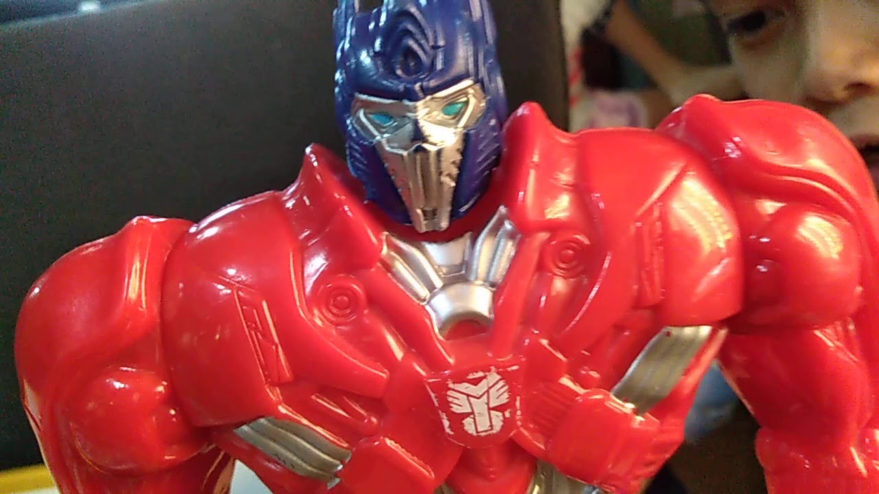 Optimus prime and the lost T-REX - YouTube