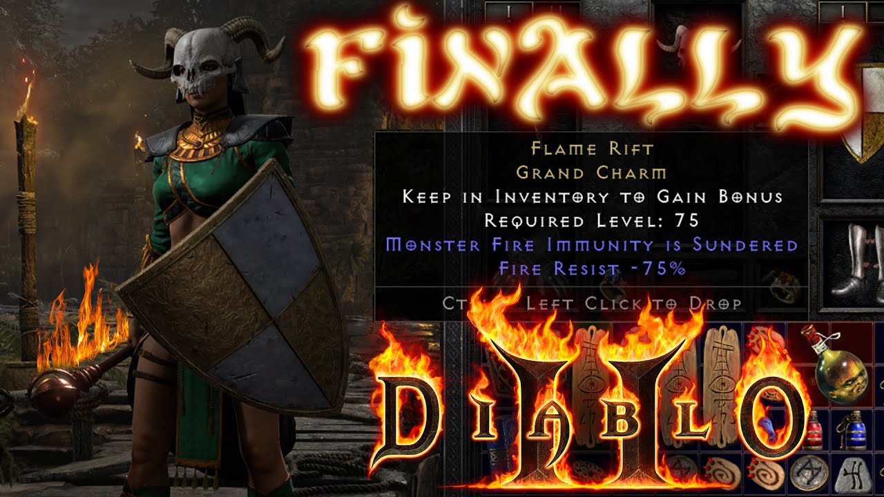 FIRE SORCERESS is GODLY NOW | Diablo 2 Resurrected - YouTube