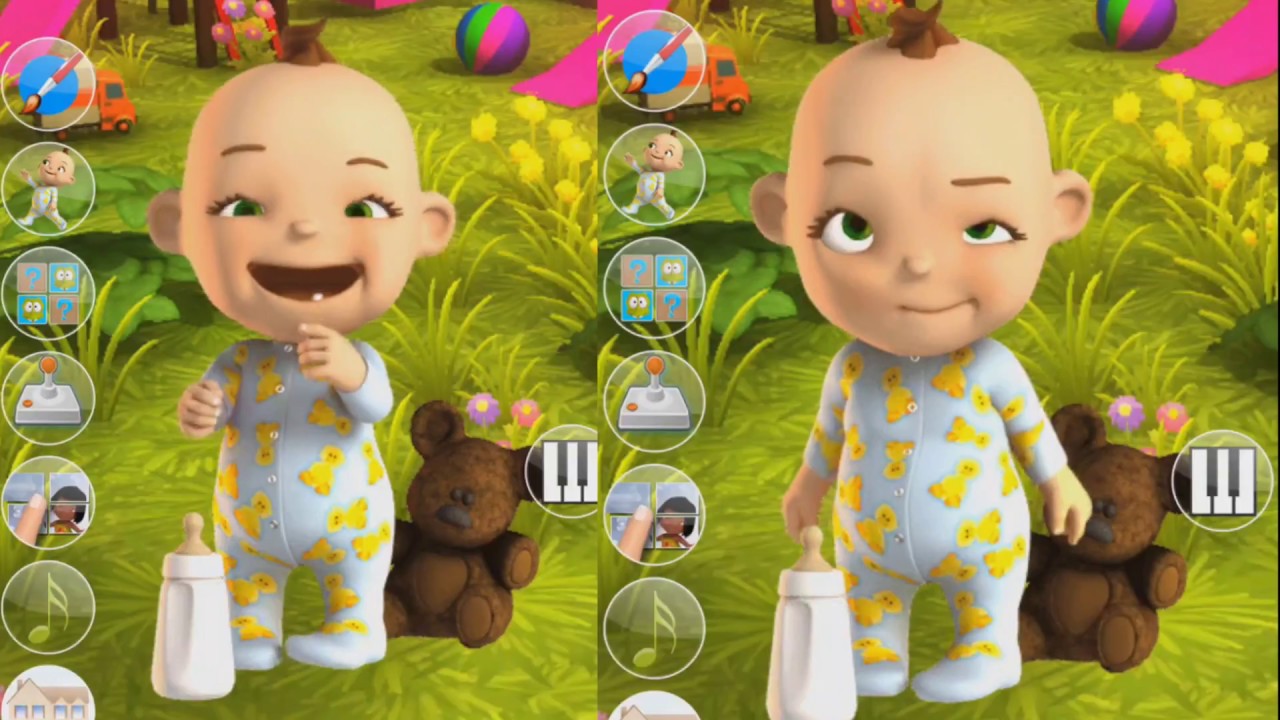 talking Babsy Baby- 2 slide free stye - YouTube