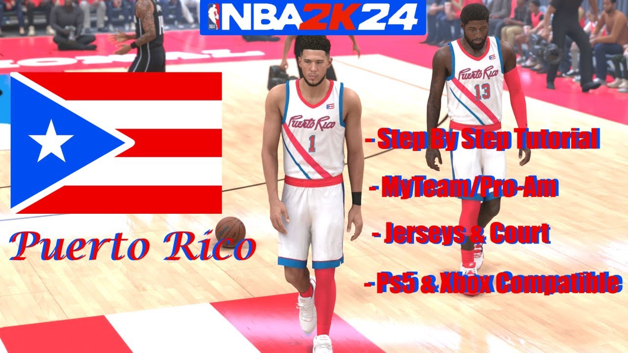 NBA 2k24 - Best MyTeam/Pro-Am Jerseys - Puerto Rico - YouTube