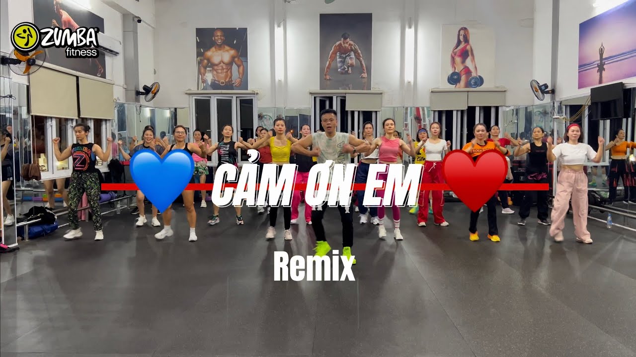 (ZUMBA) Cảm ơn em-Remix/ Team Zumba Việt Anh Vân Đồn/ Choreography Zin ...