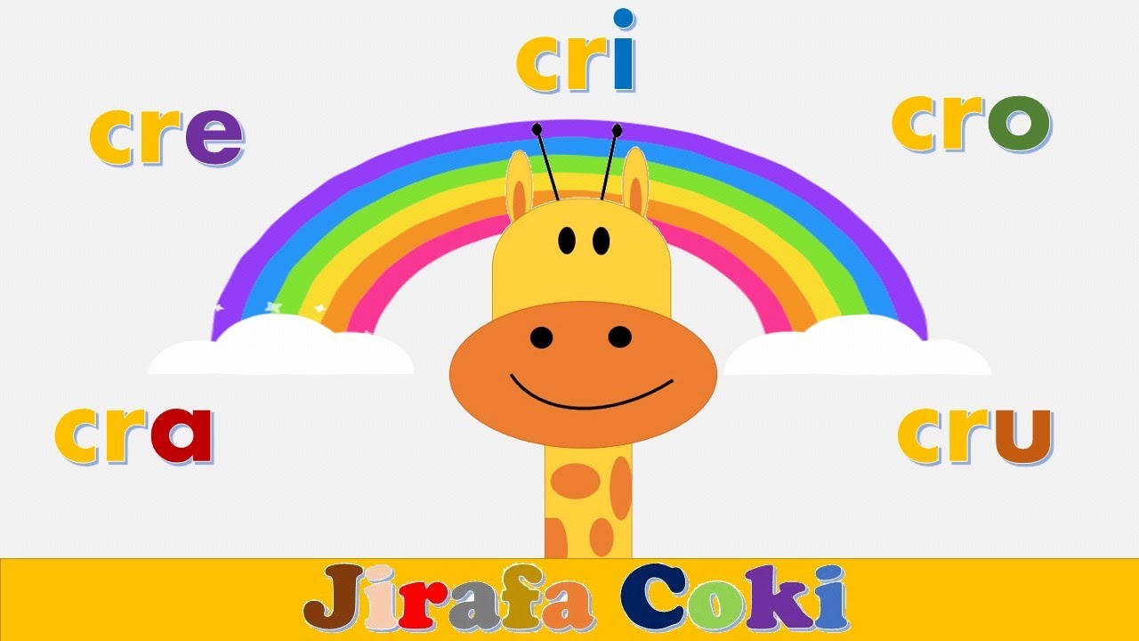 Sílabas cra cre cri cro cru – La Jirafa Coki ☺ videos educativos para ...