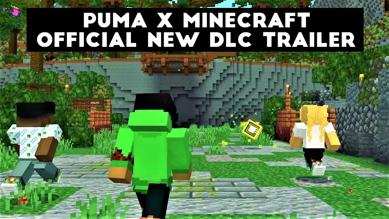 Minecraft x PUMA – Official New DLC Trailer - YouTube