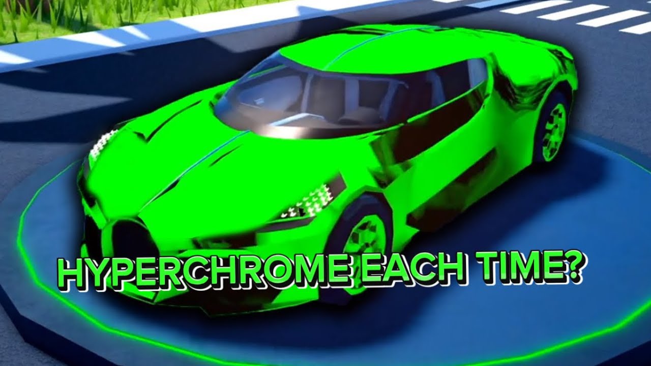 HOW TO GET HYPERCHROMES VERY FAST IN ROBLOX JAILBREAK 2023(season 17)no ...