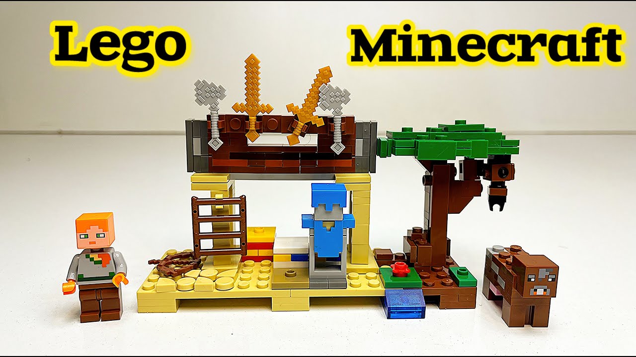Build Lego Minecraft my world -Lego speed build - YouTube