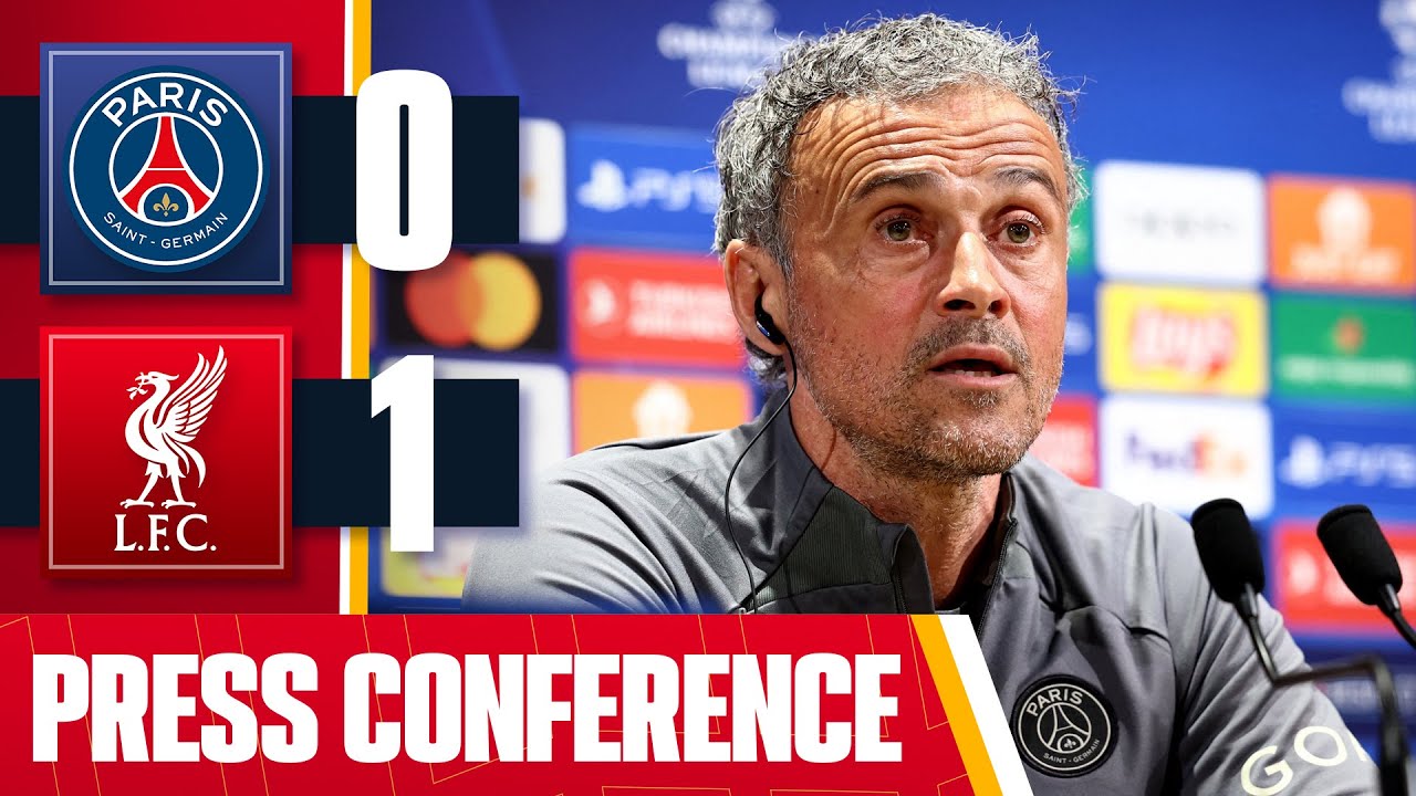 Luis Enrique Post-Match Press Conference | Champions League | PSG 0-1 ...
