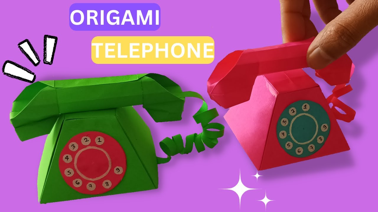 origami Telephone || Paper toy || Origami - YouTube