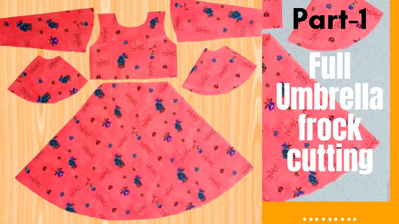 #Latest_2021Umbrella frock cutting full tutorial very easy method ...
