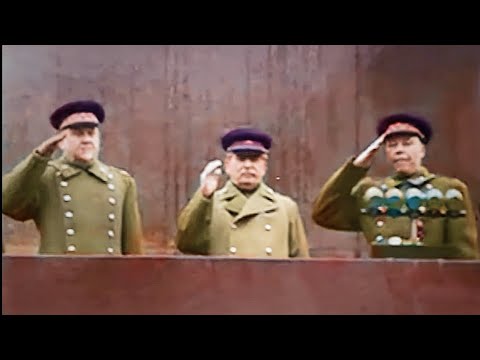 November 07, 1952. Last parade for Stalin (USSR Anthem 1952 October ...