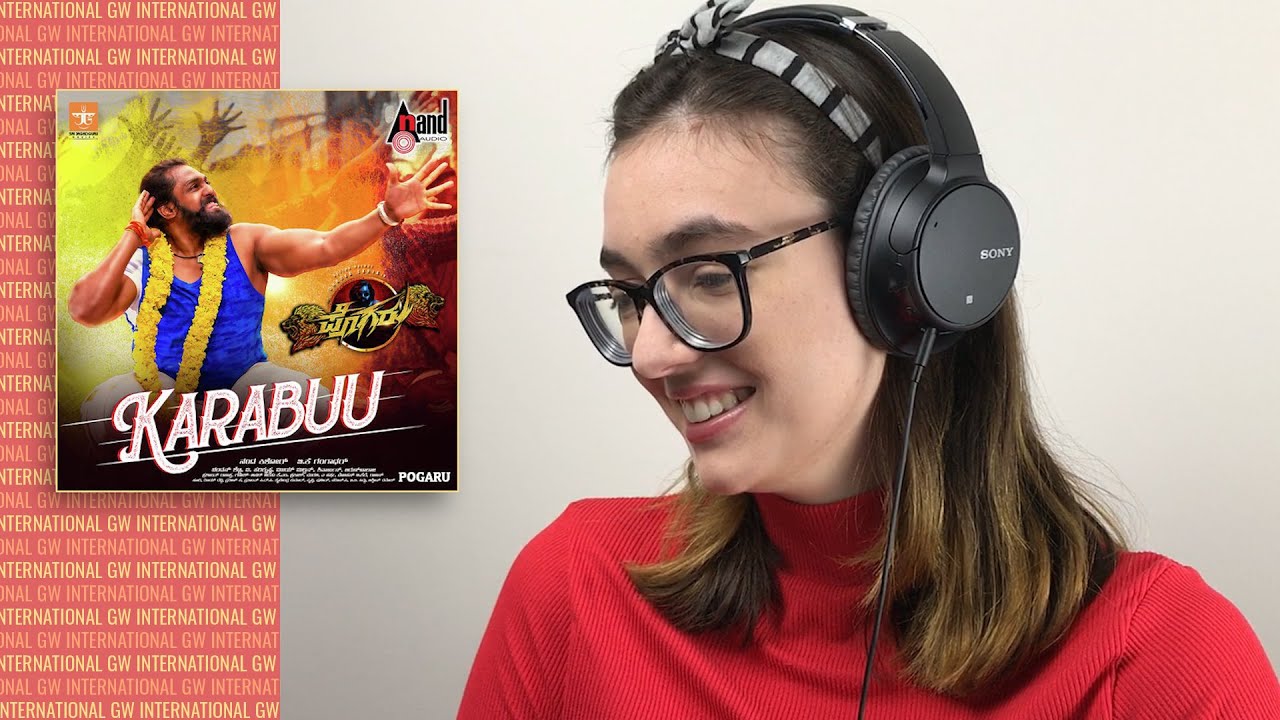 ALEXA REACTS to KARABUU Video Song | Pogaru | Dhruva Sarja | Rashmika ...