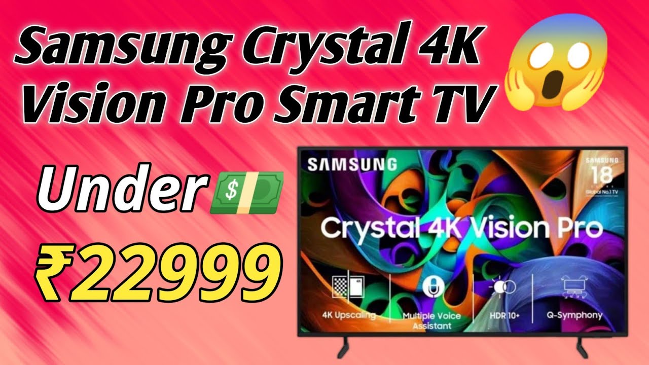 Samsung crystal vision pro 43 inch tv 4k unboxing and review 2024 model ...