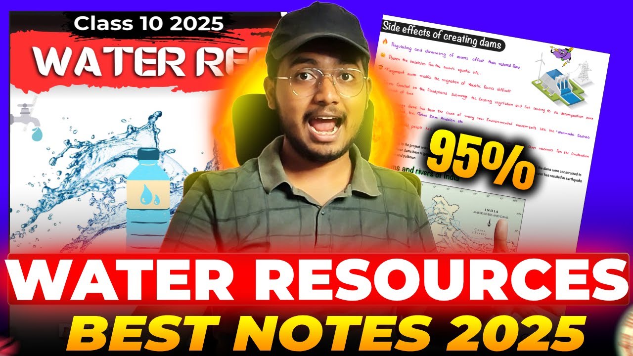 Water Resources | Class 10 Boards SST | Handwritten Notes 2024-2025 PDF ...