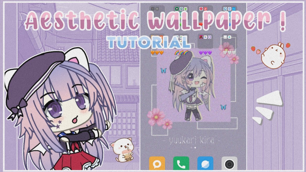 Simple Aesthetic Wallpaper Tutorial ☆彡 - YouTube
