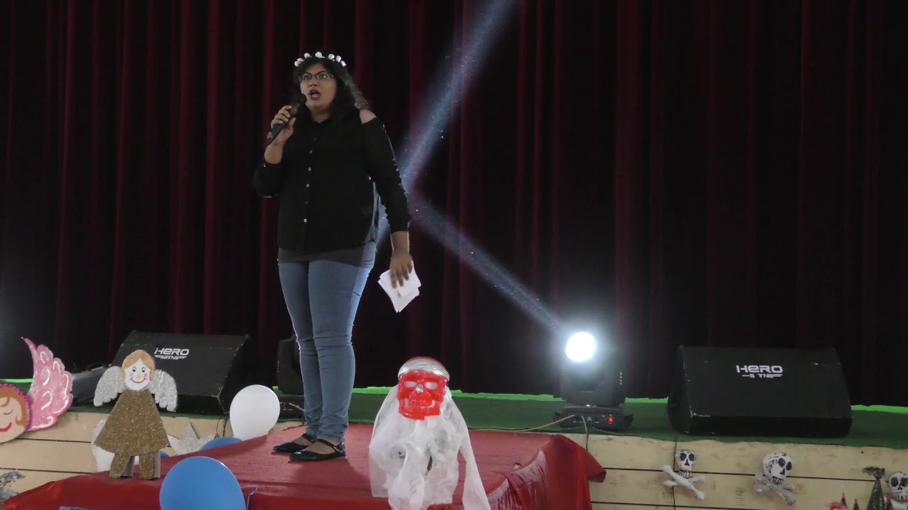 Anchoring introduction at college fest - YouTube