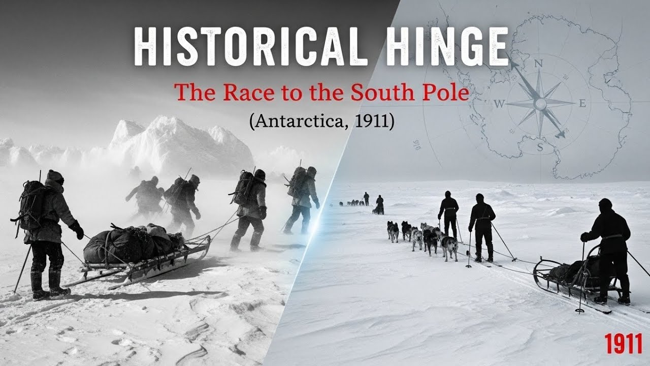 The Race to the South Pole (Antarctica, 1911 #southpole #antarctica # ...