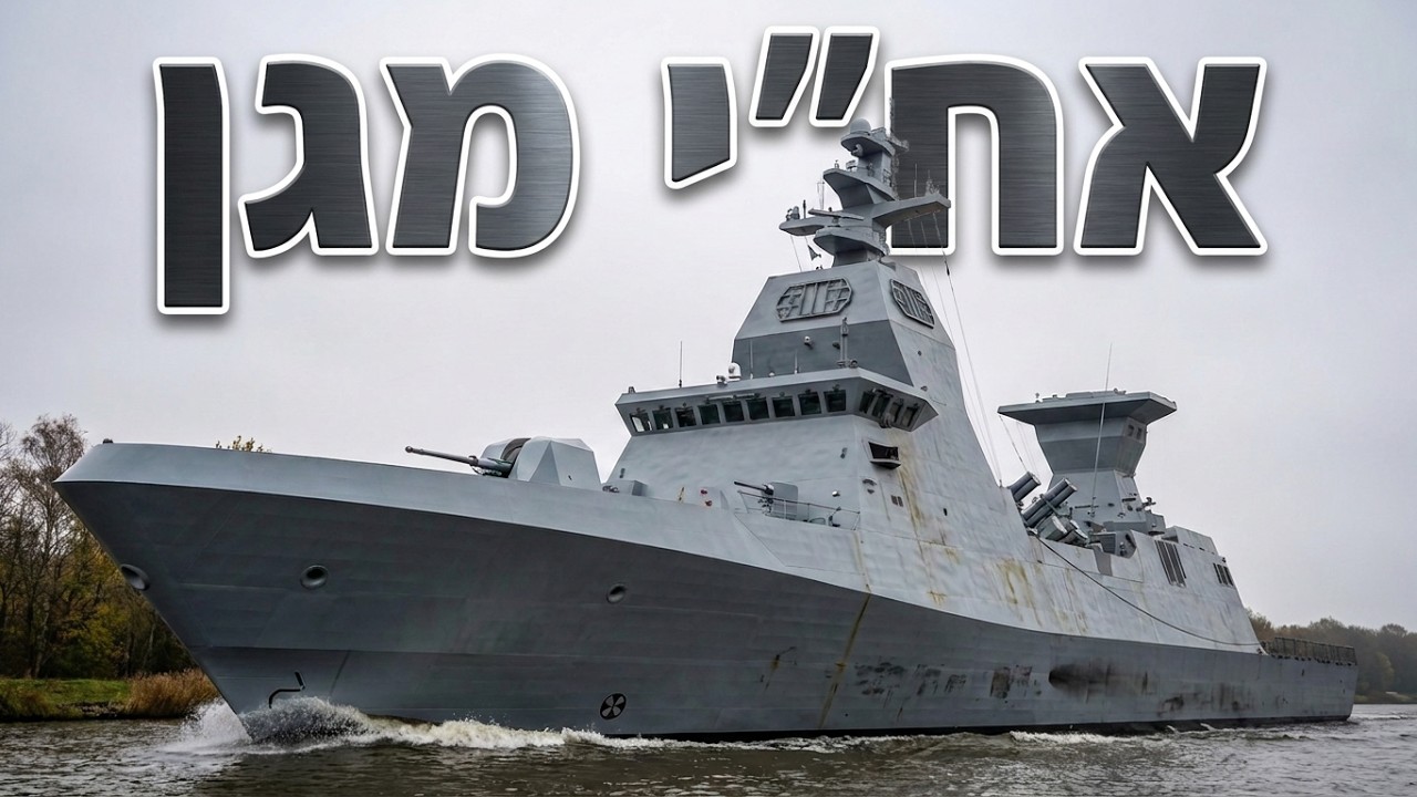 Israel Defense Forces Sa'ar 6-Class Corvette INS MAGEN transits Kiel ...
