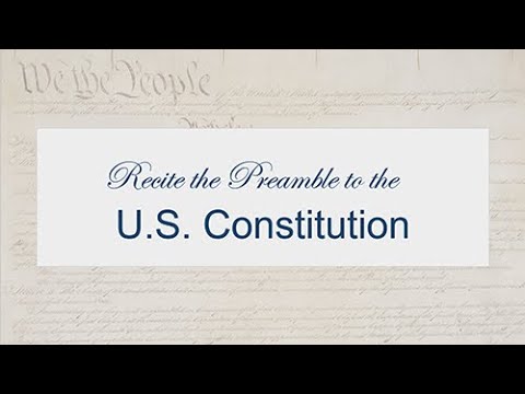 Recite the Preamble - YouTube