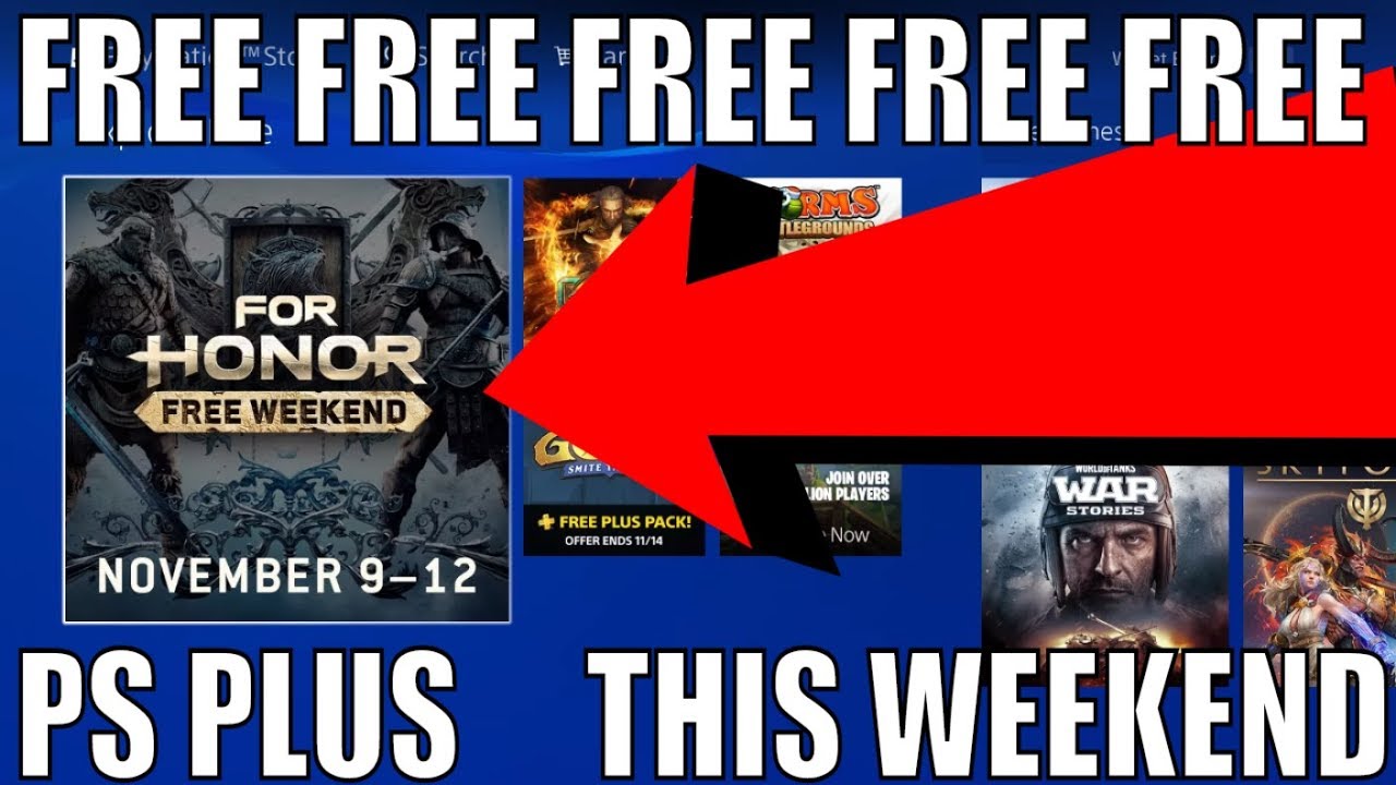 For Honor FREE PS PLUS PS4 Subscriber Weekend But Should be FREE PS ...