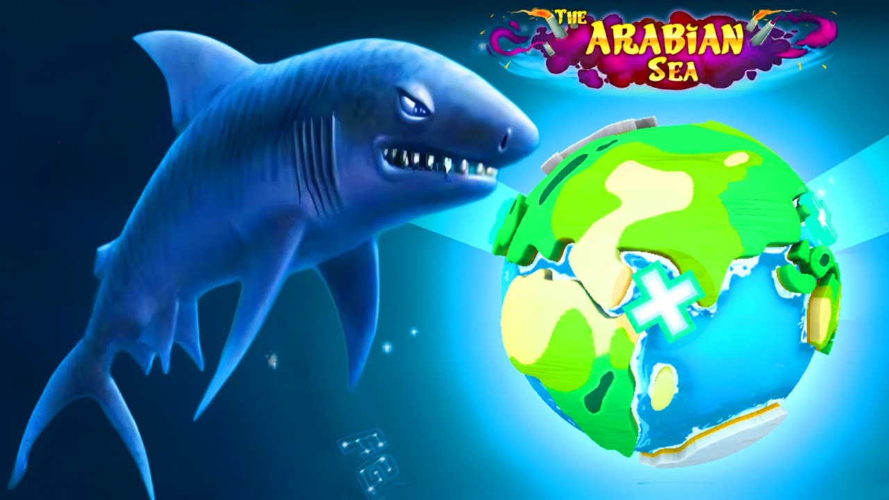 Hungry Shark World | Tiger Shark New Gameplay | The Arabian Sea ...