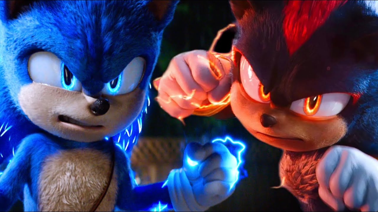 SONIC vs SHADOW - Epic Supercut Battle! [SONIC THE HEDGEHOG 3] - YouTube
