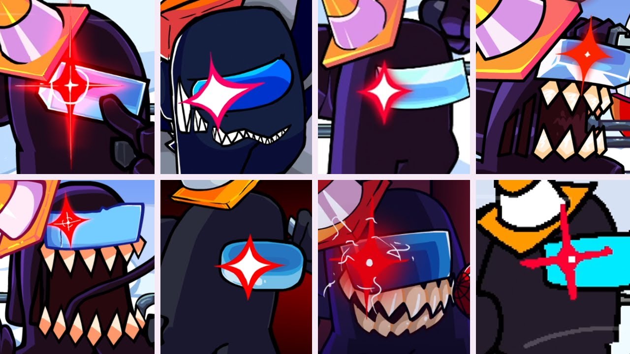 Friday Night Funkin' - Danger but everytime it's Black Impostor turn a ...