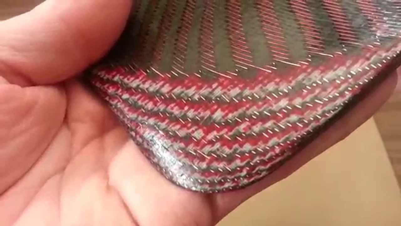 World's first carbon fiber/ micarta combination. - YouTube
