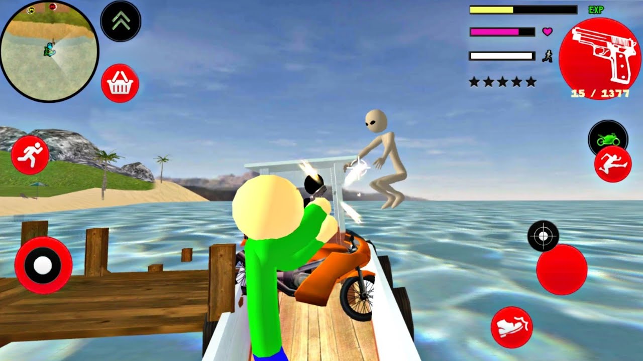 Baldi Stickman Rope Hero Vice City #33 - Gangster Stickman Superhero ...