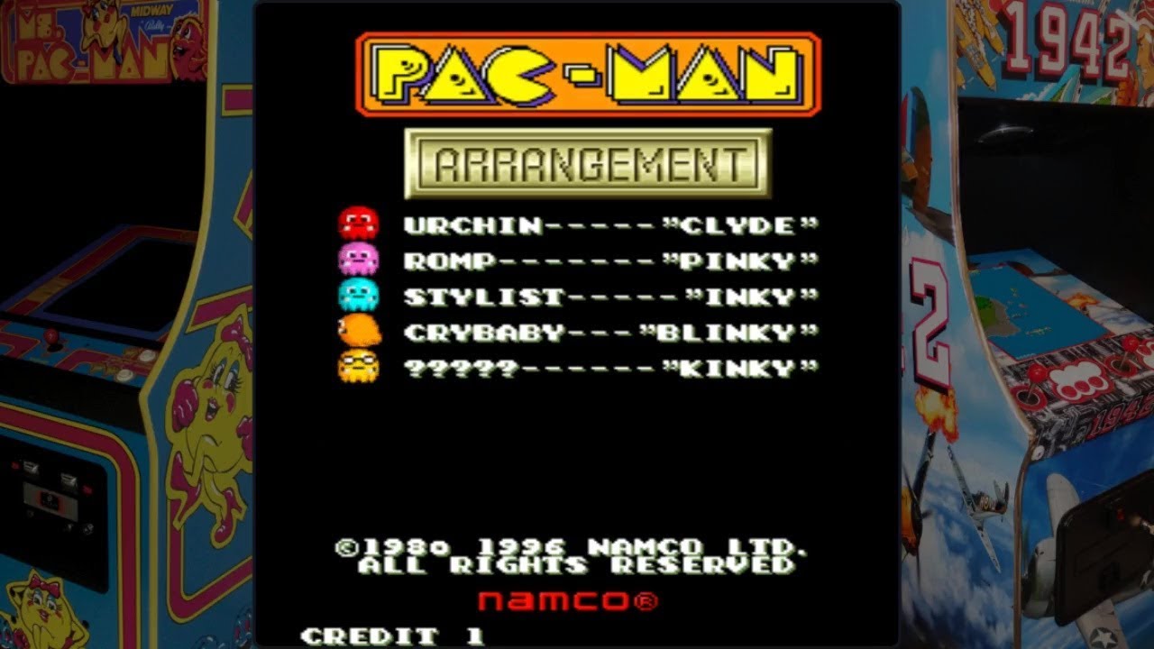 Pac-Man Arrangement - Namco (1996) - YouTube