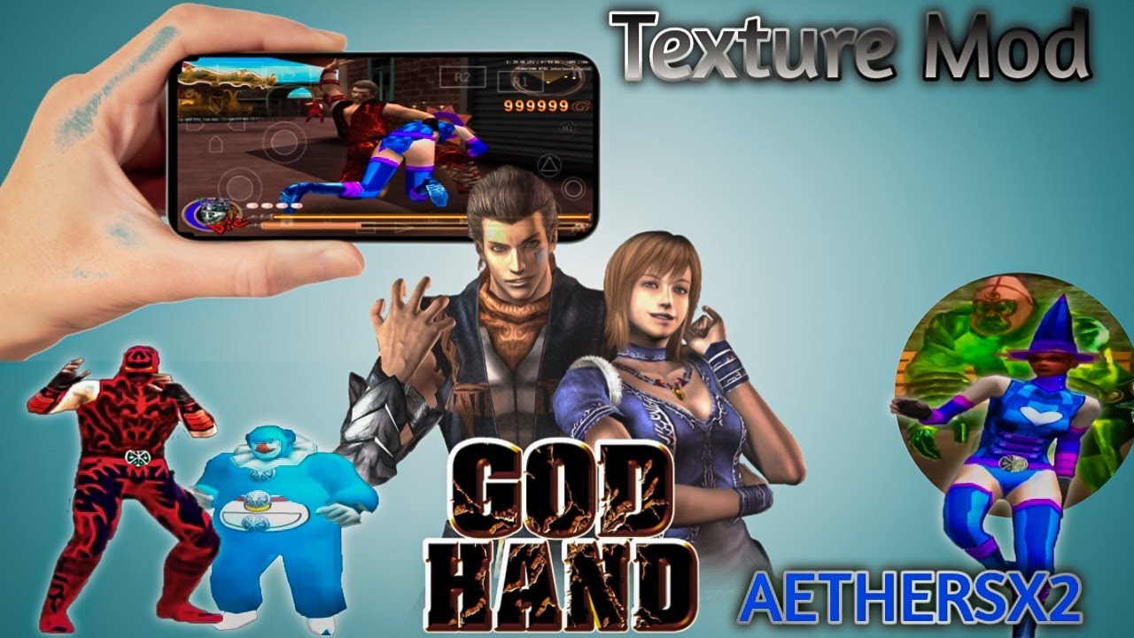 God hand Aethersx2 New Texture mod Chapter 3 | Skin Edition PS2 ...
