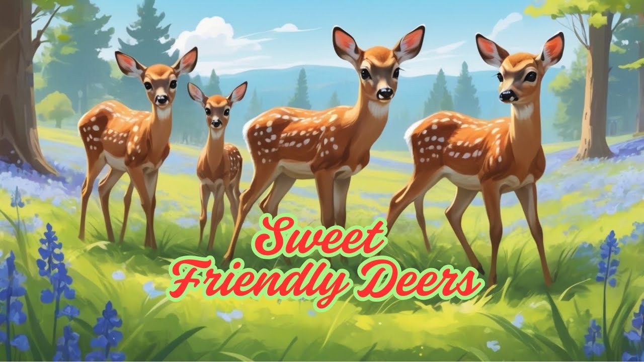 Toddlers Deer Animation Song | Children's Deer Animation Song | Kids ...
