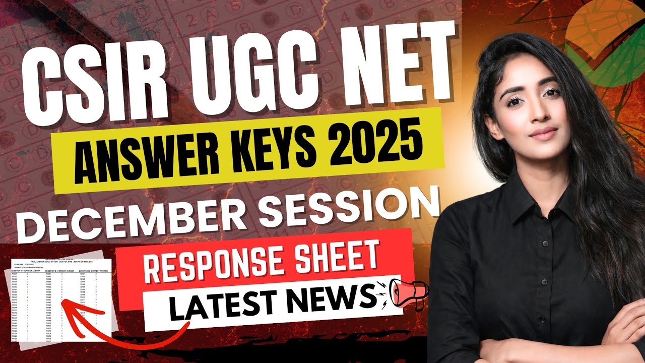csir net answer key 2025 | csir net december 2025 answer key | mahir ...