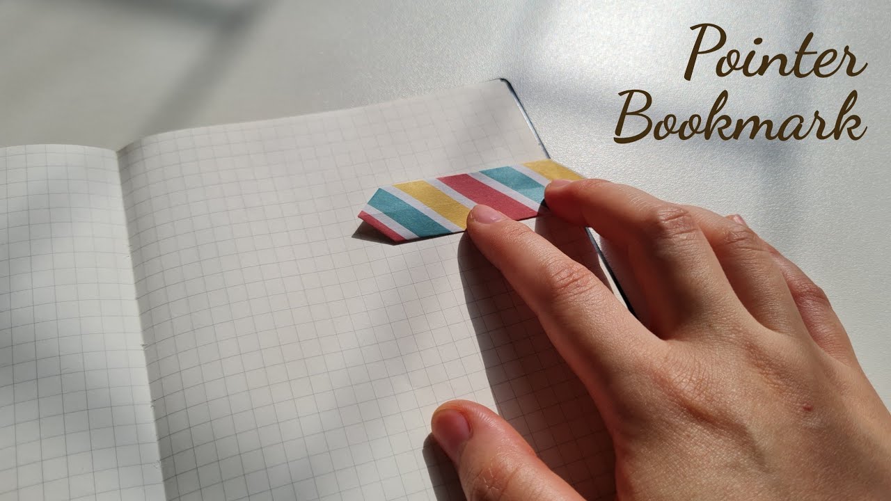 Origami DIY : Pointer Bookmark - YouTube